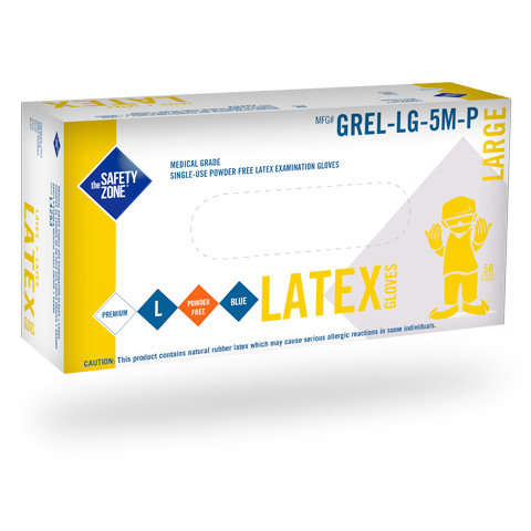 CanSafe GREL-SM-5M-P Disposable Latex Gloves | International Safety