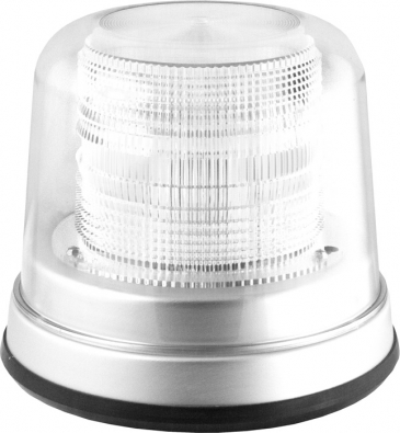 SWS 200S-12V-C Beacon, S' Medium Profile +LED 12-24Vdc CLR WHT DSQ ...