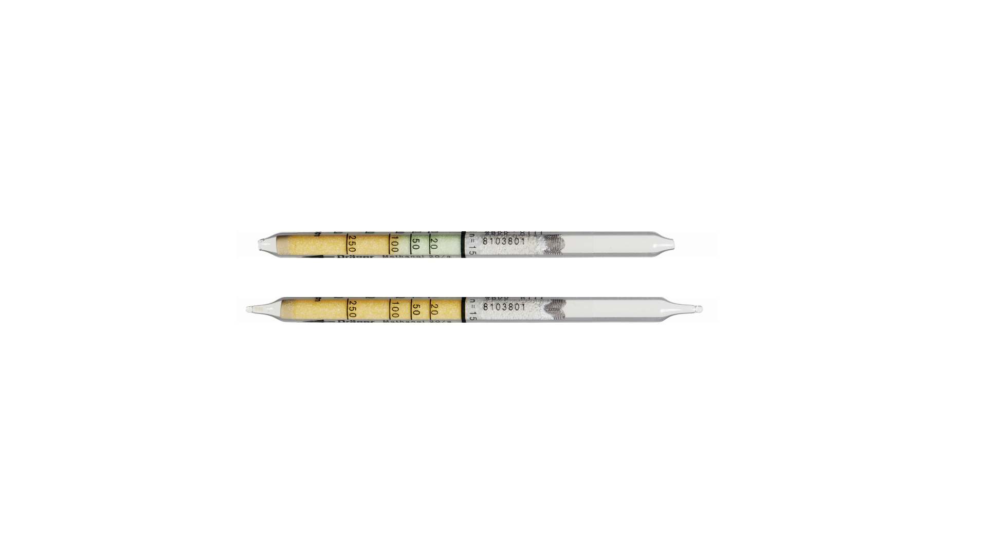 Draeger 8103801 COLORIMETRIC GAS DETECTION TUBES, MEASURES METHANOL 20 ...