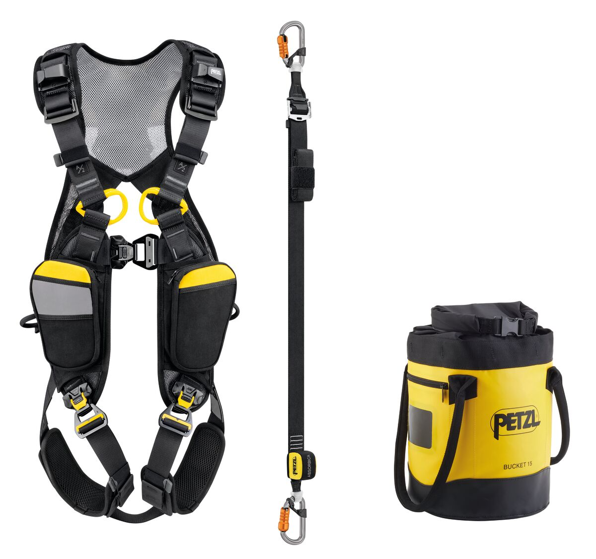 Petzl K095CA01 NEWTON EASYFIT Fall Protection Kit for Workers using a ...
