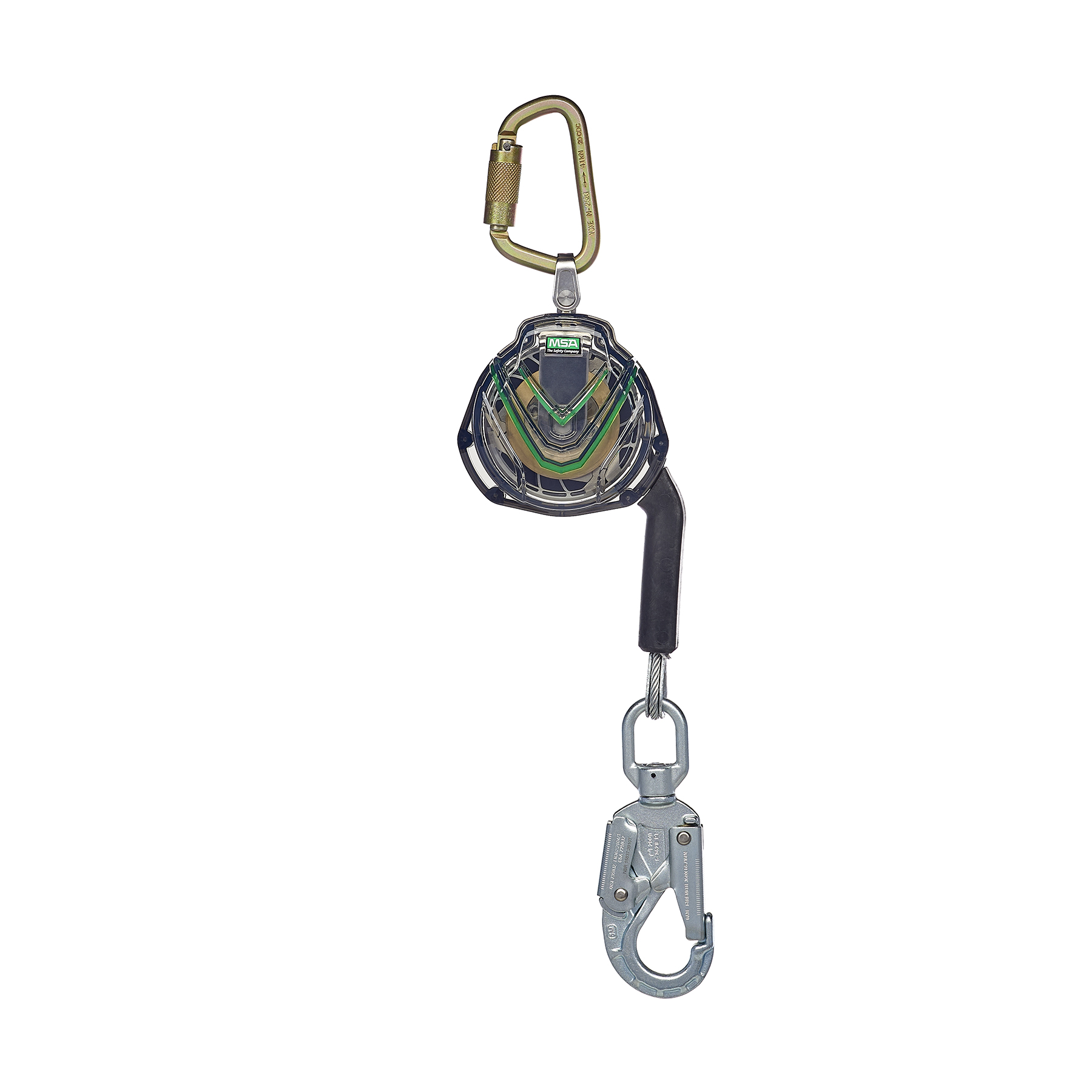 MSA 63203-00ACA Single-Leg 10-ft. Steel Cable Personal Fall Limiter ...