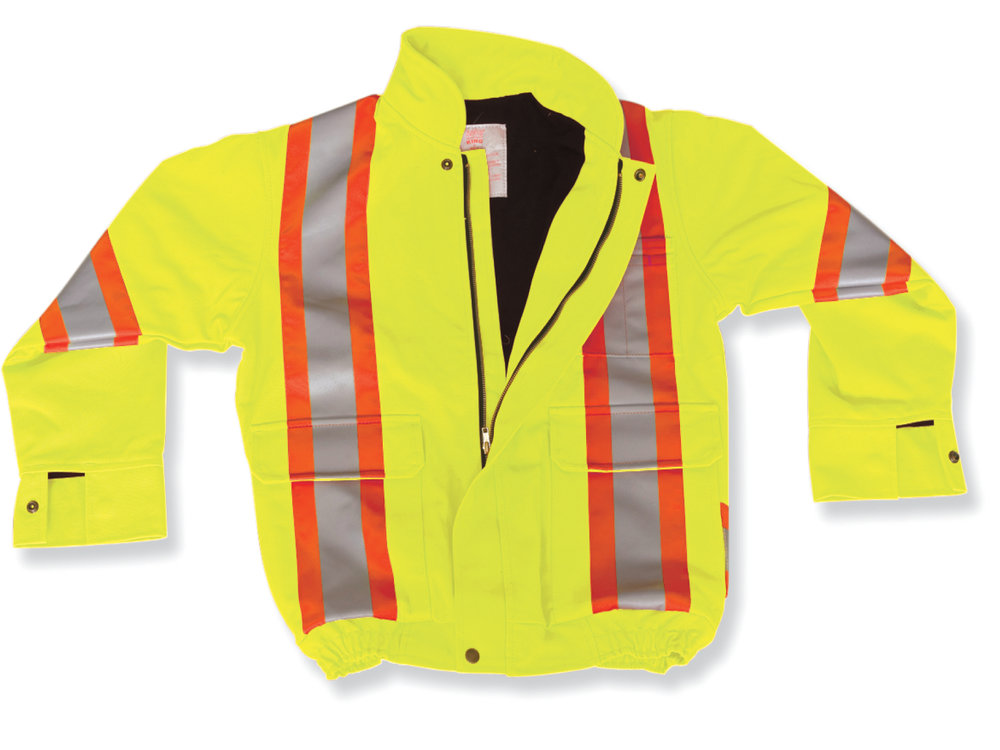 Big K Clothing BK462-M Lime Green Poly/Cotton Bomber Jacket With Fleece ...